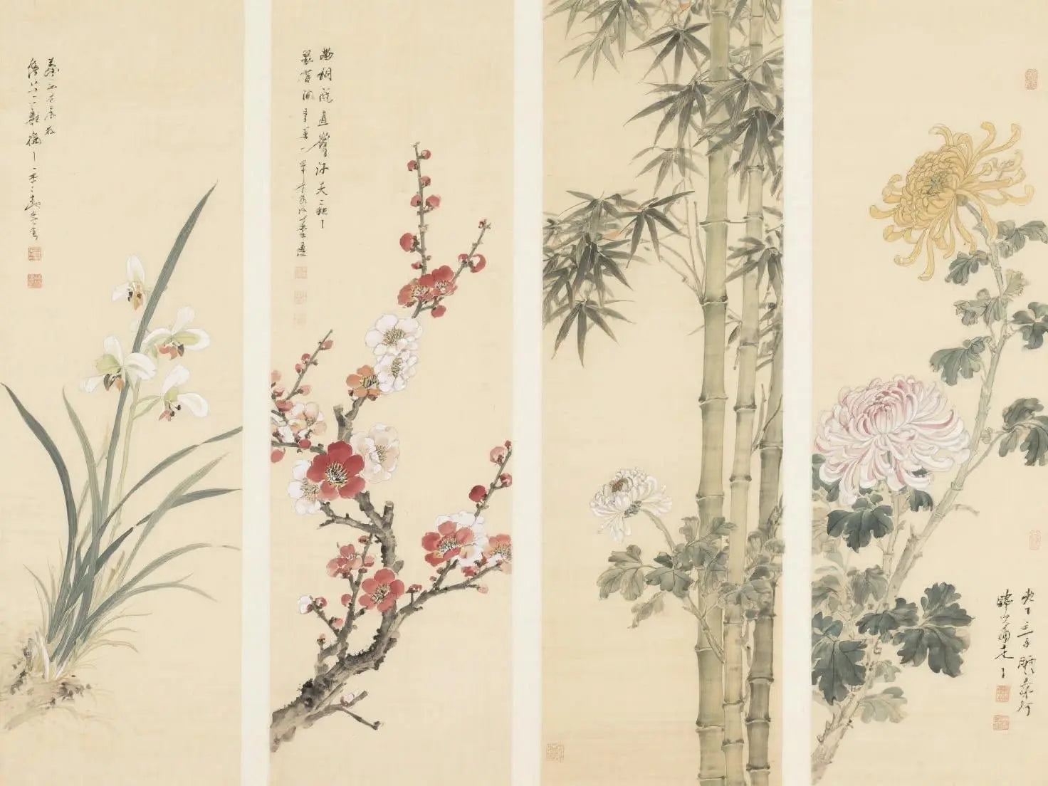 A Deep Dive into the Four Gentlemen: The Four Noble Plants of Chinese ...