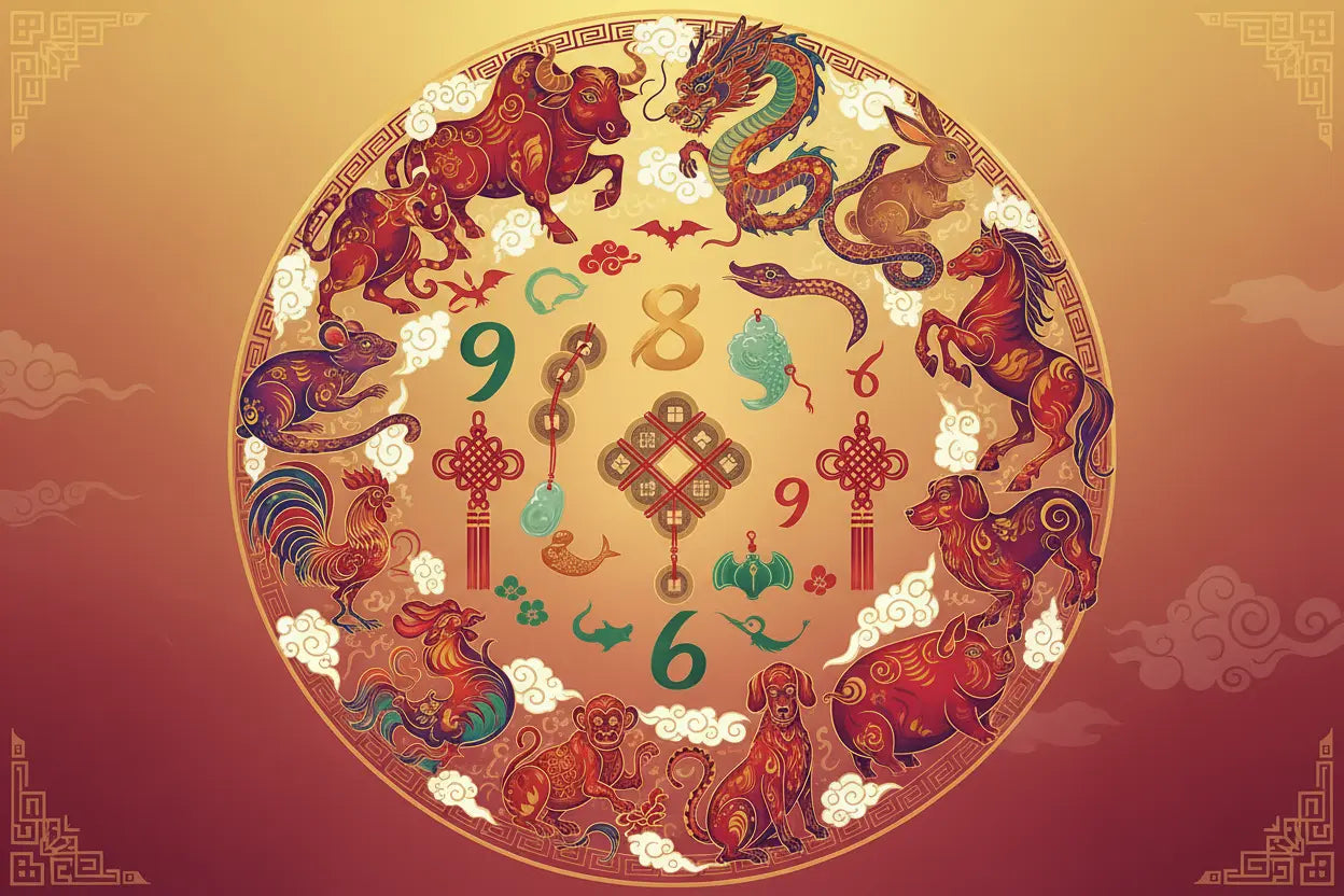 Chinese Zodiac Animals and Feng Shui: Lucky Colors, Numbers, and – STAR8S
