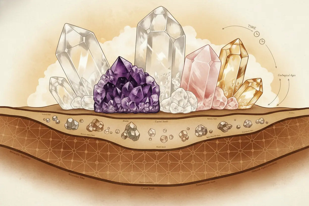 How Are Crystals Formed Over Time? Slow Growth, Big Beauty - STAR8S