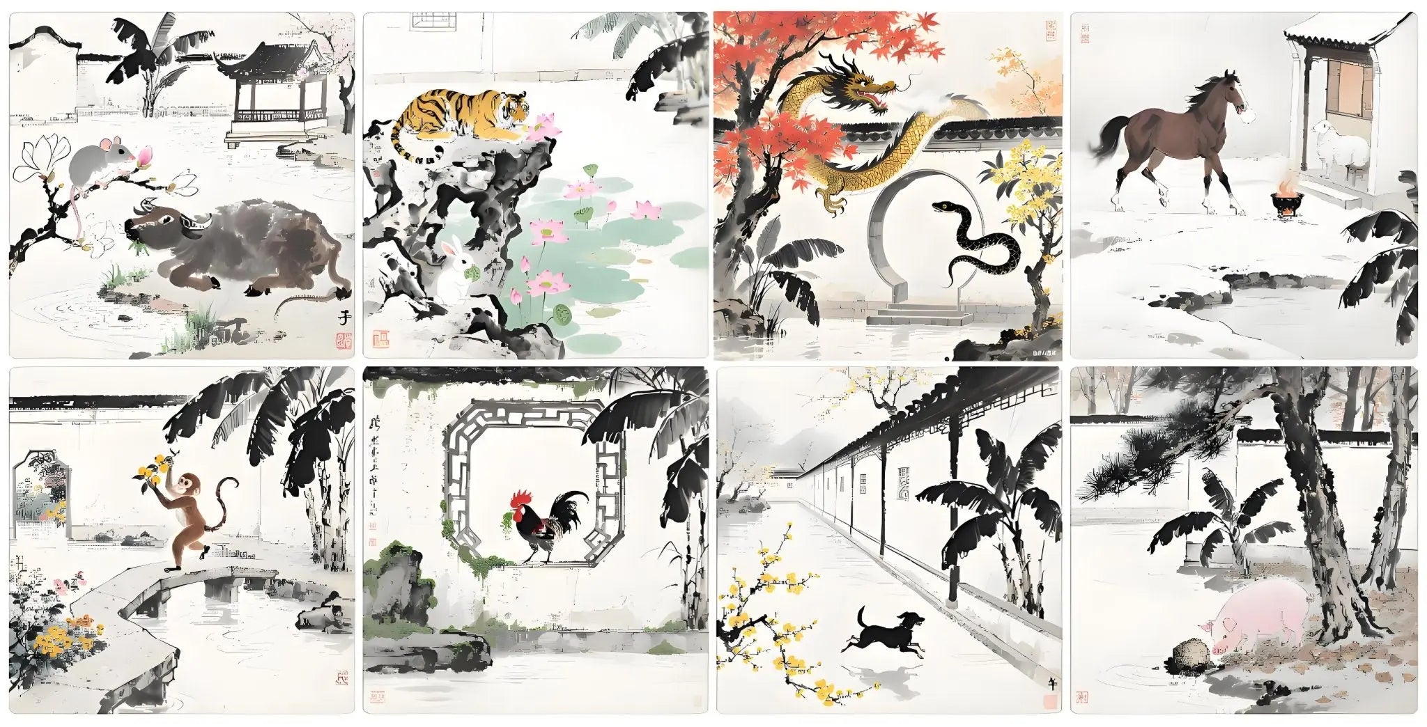 In-Depth Look at the 12 Chinese Zodiac Signs: Meanings, Personality ...
